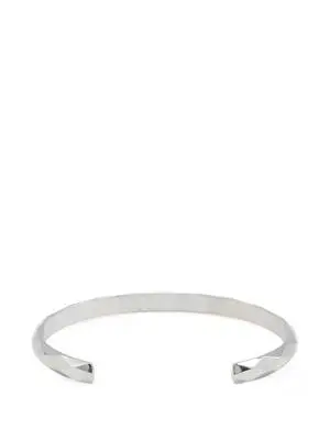 Boucheron 18k White Gold Facette Cuff Bracelet