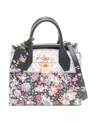 LOUIS VUITTON 2019 City Steamer Liberty Rose Handbag