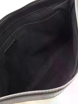 Balenciaga Medium Navy Clip Clutch Bag