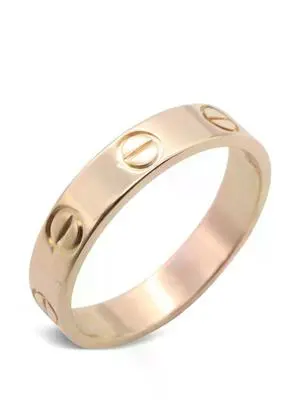 Cartier 18k Rose Gold Love Ring - Pink