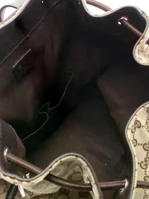 Gucci Gg Canvas Backpack