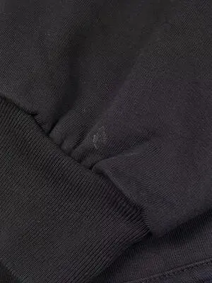 Balenciaga Logo-embroidered Cotton Hoodie