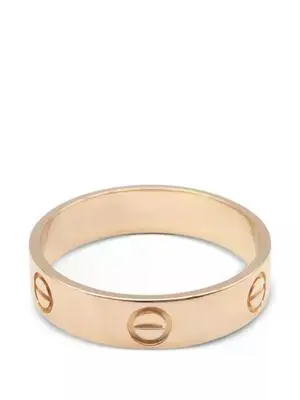 Cartier 18k Gold Love Screw-detail Ring - Pink