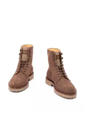 Brunello Cucinelli Lace-up Suede Boots