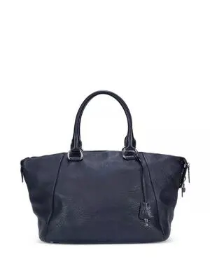 Prada Logo Plaque Tote Bag