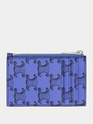 Celine Card Holder Zipped Fabirc