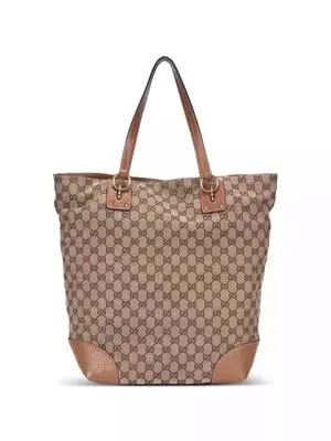 Gucci Gg Monogram Charm Tote Bag