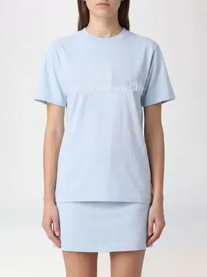 SPORTY & RICH Health & Wellness Club" T-shirt - Gnawed Blue