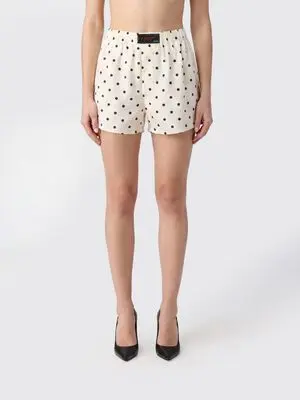 MSGM Polka Dot Shorts - White