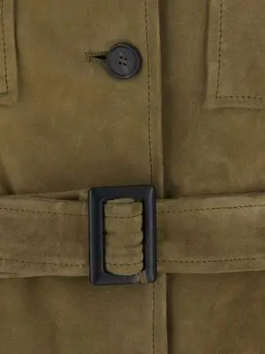 Tagliatore Belted Suede Jacket