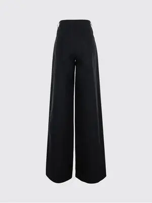 MSGM Wide Leg Tailored Trousers - Black