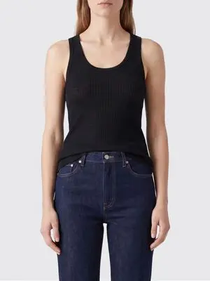 THE ROW Ribbed Tank Top - Black