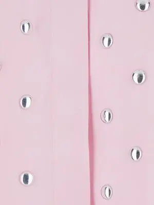 MSGM Embellished Shirt - Pink