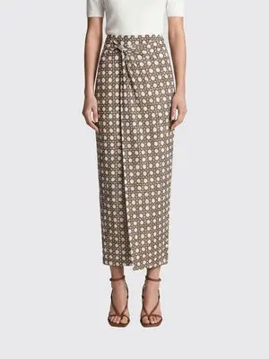 Nanushka Printed Midi Skirt - Brown