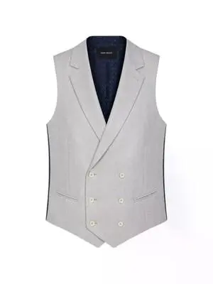 RAMON SANJURJO Double-breasted Peak-lapel Waistcoat