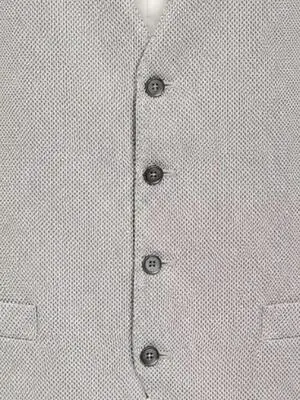 L.B.M. 1911 Textured V-neck Waistcoat