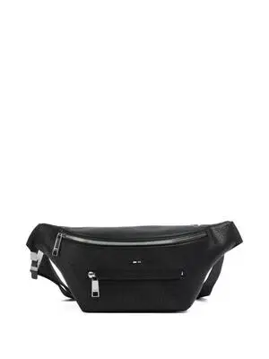 BOSS Monogram Logo Patch Belt Bag - Black