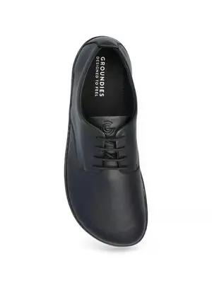 GROUNDIES Lace-up Leather Sneakers