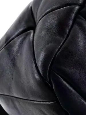 Prada Quilted Nappa Leather Hobo Bag - Black