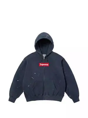 Supreme Box Logo Paint-splatter Hoodie