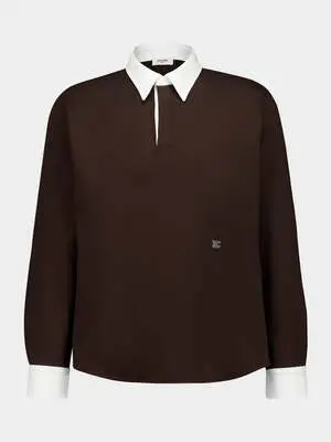 Celine Polo Shirt Cotton - Brown