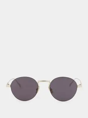 Celine Metal Round Frame Sunglasses - Gold