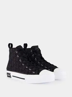 Dior B23 Jacquard High-top Sneakers