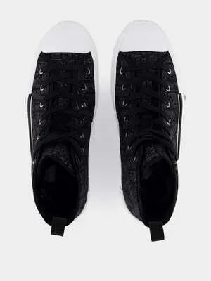 Dior B23 Jacquard High-top Sneakers