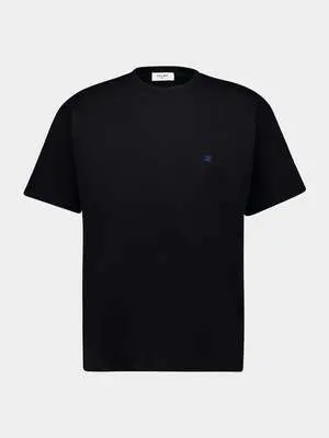Celine T-shirt Relaxed Fit Cotton - Black