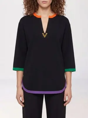 Valentino Garavani Wool Top - Black