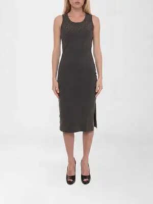 EA7 Sleeveless Embellished Midi Dress