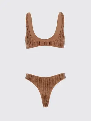 VENUJA Embellished Bikini Set - Brown