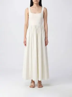 Matteau Square Neck Maxi Dress - Beige