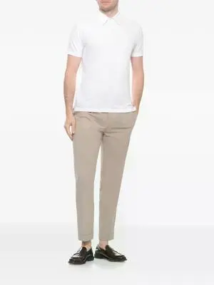 BRIGLIA 1949 Pleated Turn-up Trousers - Neutrals