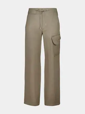 Dior Virgin Wool Tailored Trousers - Beige