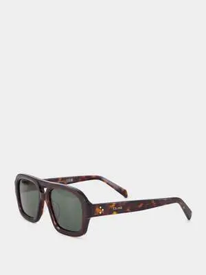 Celine Acetate Sunglasses - Black