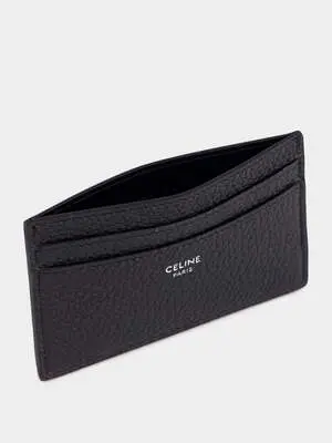 Celine Card Holder Grained Leather Medium