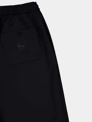 Celine Elastic Waist Virgin Wool Trousers