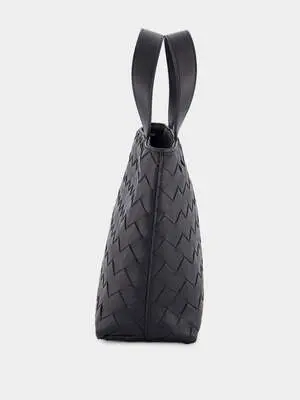 Bottega Veneta Mini Intrecciato Zipped Tote