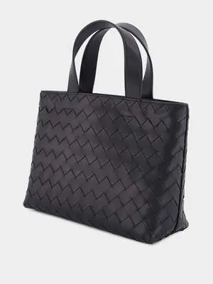 Bottega Veneta Mini Intrecciato Zipped Tote