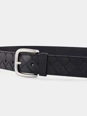 Bottega Veneta Intrecciato Leather Belt