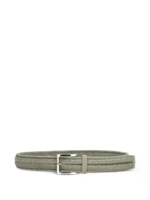 Orciani Silver Tone Belts For Men