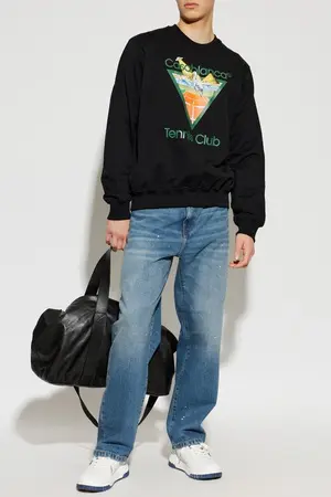 Casablanca Crewneck Sweatshirt With Graphic Print