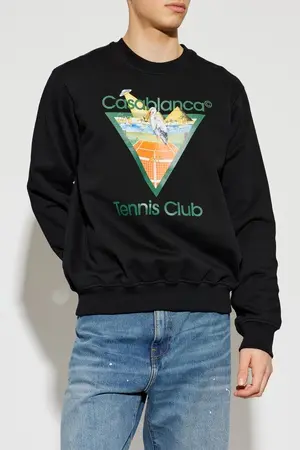 Casablanca Crewneck Sweatshirt With Graphic Print