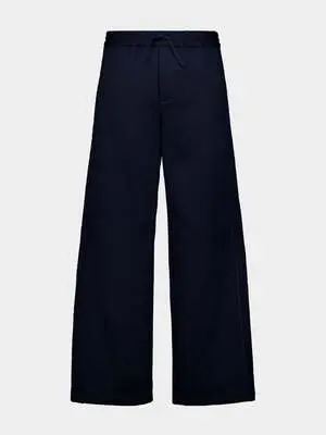 Dior Pants Os Bandes Cotton - Blue
