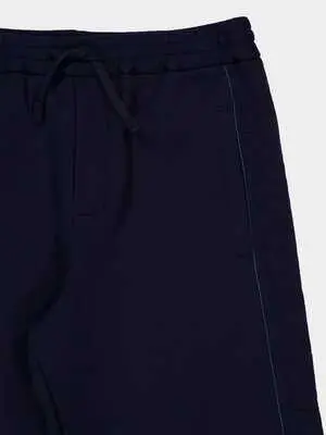 Dior Cotton Wide-leg Trousers With Monogram Detail