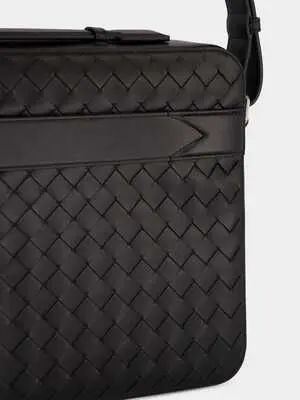 Bottega Veneta Slim Briefcase - Black