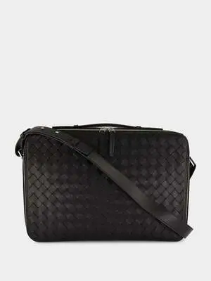 Bottega Veneta Getaway Slim Briefcase - Black