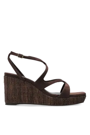 JIMMY CHOO Ayla 85 Platform Wedge Sandals