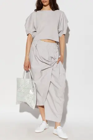 Issey Miyake Asymmetric Draped Skirt